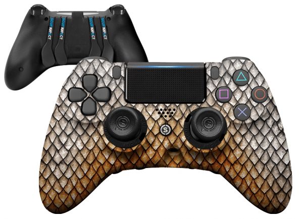 Manette SCUF Impact PS4 - Dragon Gold - Acheter sur Stealth-Gamer.com