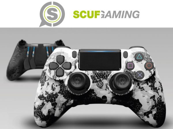 Manette Scuf PS4 Impact Digital Camo Arctic Acheter Stealth Gamer