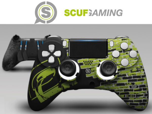 Manette Scuf PS4 Impact Optic Greenwall Acheter Stealth Gamer