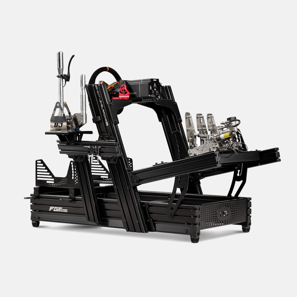 Next Level Racing F-GT ELITE 160 FRONT & SIDE MOUNT BLACK EDITION