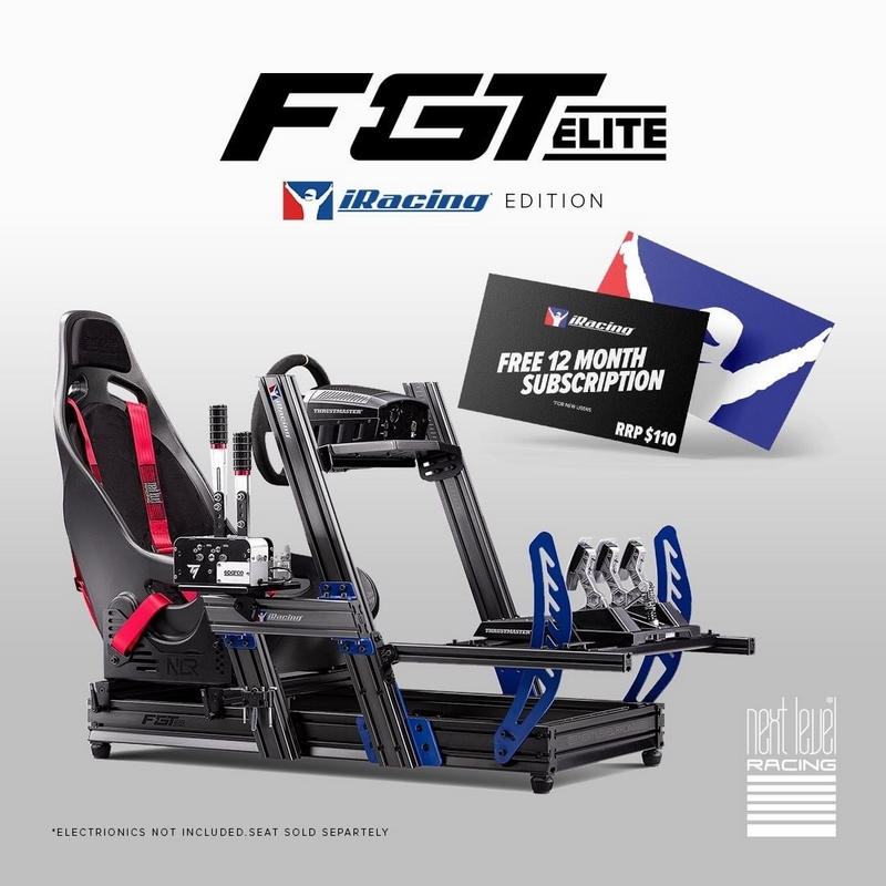 Next Level Racing F-GT Elite iRacing Edition - Cockpit profilé aluminium