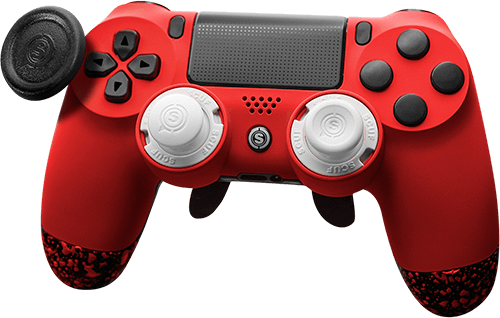 Acheter Manette Scuf PS4 Red - Option EMR, Trigger Stops, Palettes
