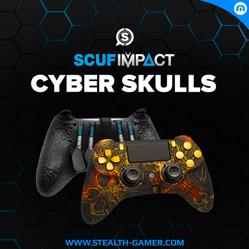 Manette SCUF Impact PS4 - Cyber Skulls - Acheter sur Stealth-Gamer.com