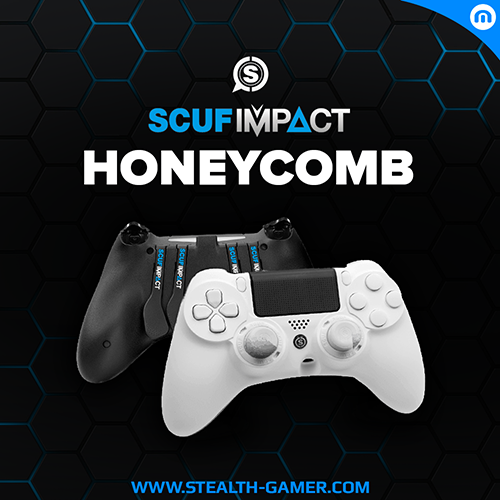 SCUF Impact PS4 Honeycomb White T - Acheter sur Stealth-Gamer.com