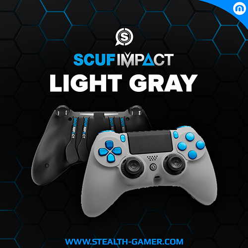 SCUF Impact PS4 Light Gray TGR - Acheter sur Stealth-Gamer.com