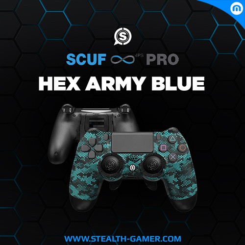 Manette SCUF PS4 Infinity4PS PRO - HEX Army Blue - Acheter sur Stealth-Gamer.com