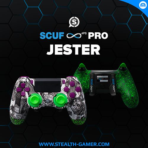 Manette SCUF PS4 Infinity4PS PRO - Jester - Acheter sur Stealth-Gamer.com
